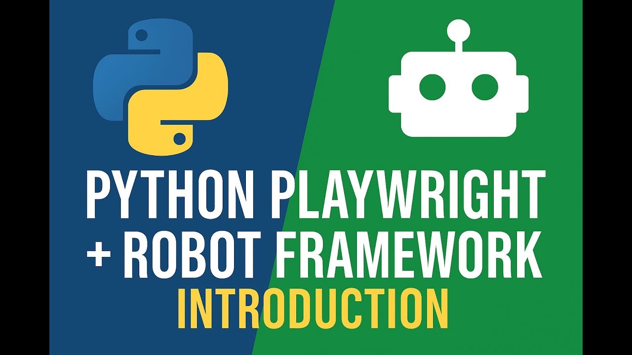 PART 1 - Python Playwright Robot Framwork Introduction