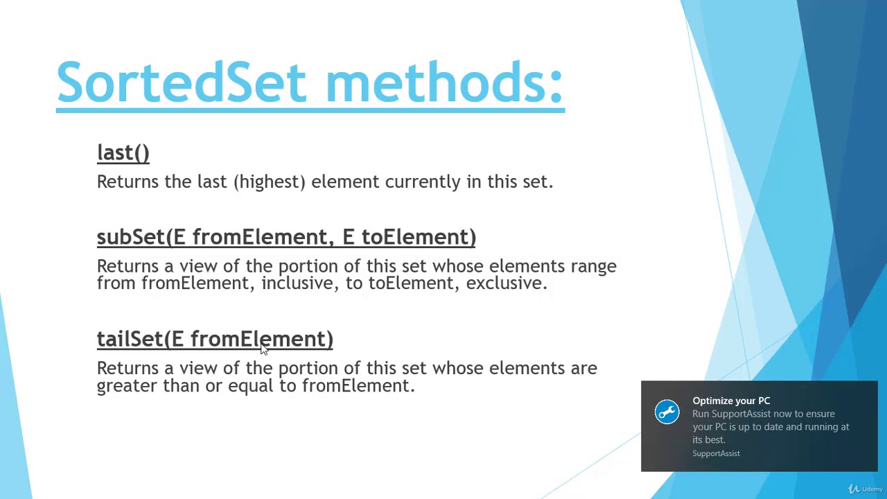 #93  SortedSet Interface