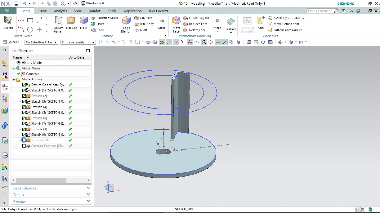 Engine Blower Design -impeller