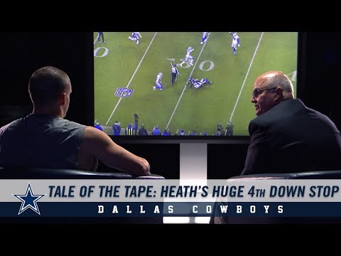 Tale of the Tape: Jeff Heath's Huge 4th Down Stop | Dallas Cowboys 2019