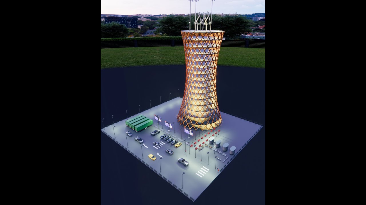 Tornado Tower | Revit adaptive family