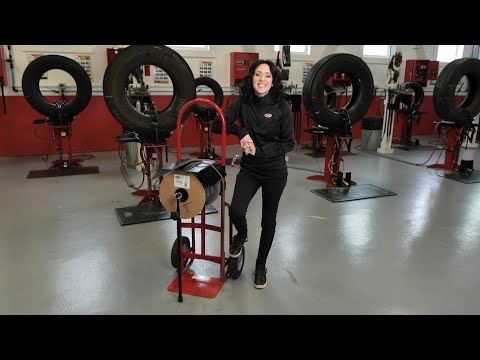 TECH's Spool Mounted Rope Rubber, Mobile Spool Mount and Hand Cart