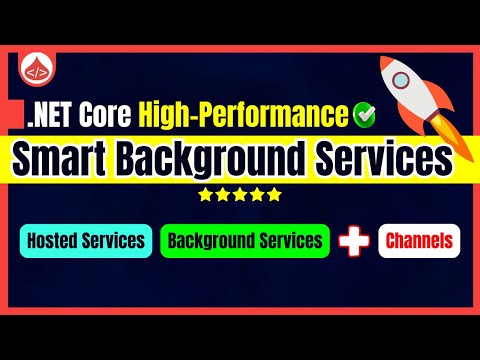 DotNet Core Channels with .Net Core Background Service Example
