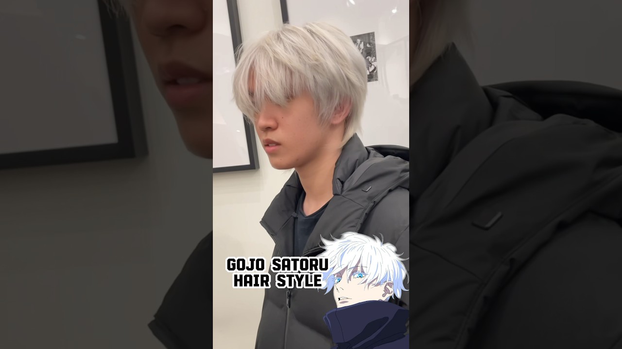 Gojo Satoru Hair Style ! #jujutsukaisen #gojo #anime #hairstyle