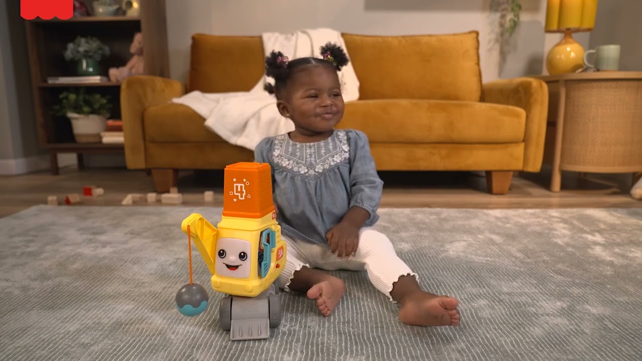 Fisher-Price Count & Stack Crane Playset