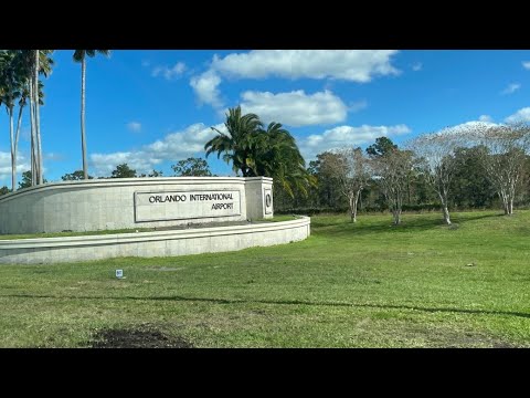 Driving Tour of Orlando International Airport (MCO) Including all Terminals