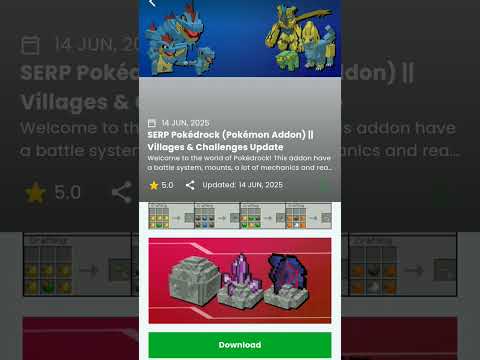 👌Best Pixelmon Mod in 🎮Minecraft PE 1.21.80 for Android 👍Like And Subscribe ❣️ RR Gaming YT R1/R2