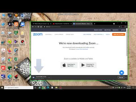 HOW TO DOWNLOAD ZOOM WINDOWS 10 64 BIT.....