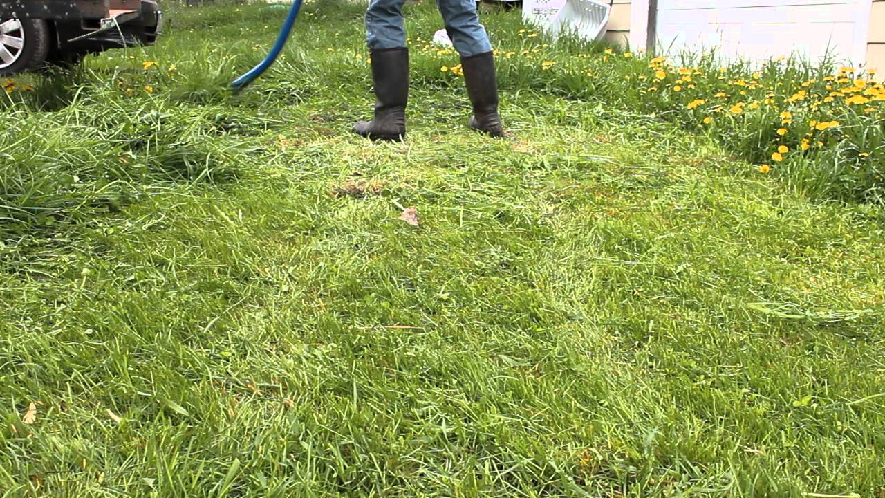 American Scythe: Lawn Mowing With A Weed Blade