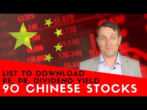 CHINA STOCK MARKET - LIST OF 90 CHINESE STOCKS TO DOWNLOAD