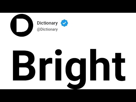 Bright Meaning In English