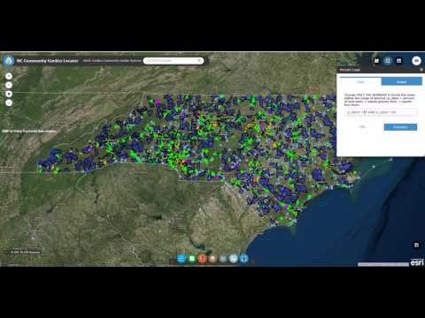 NC Community Garden Locator Application