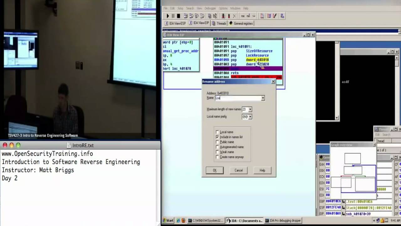 Day 2 Part 3: Intro to Software RE (Reverse Engineering)