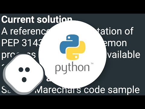 How do you create a daemon in Python?