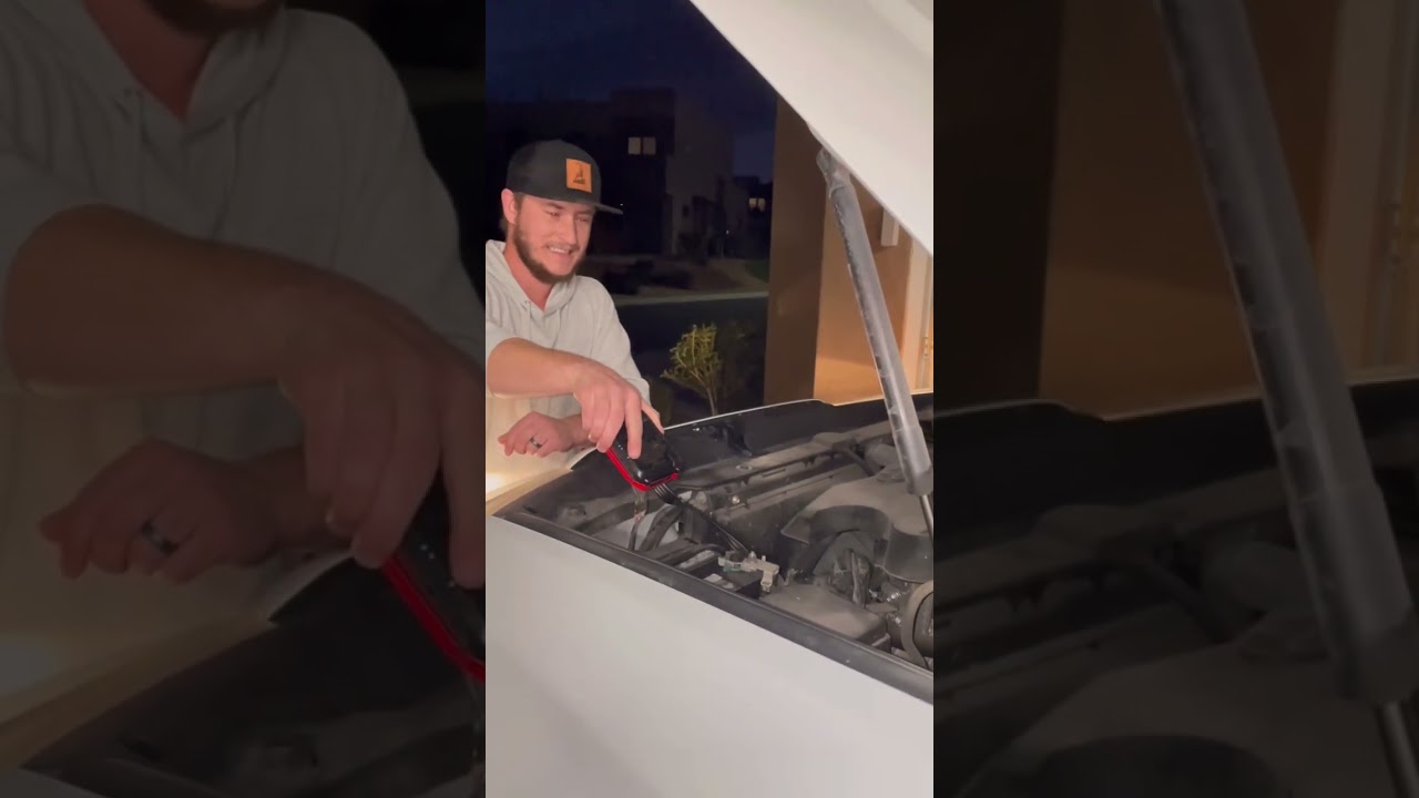 No jumper cables? Just need forks and a battery….