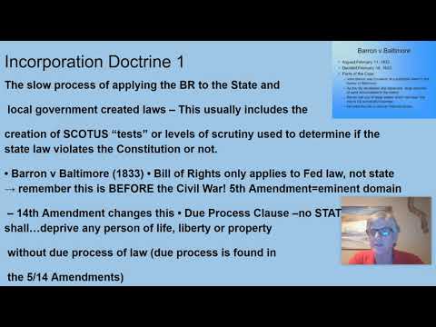 Incorporation Doctrine 1