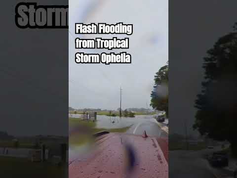 #TropicalStorm #Ophelia Flash Flooding - Pitt County, NC 🌀 #shorts