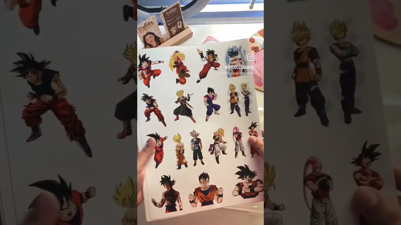 Dragon Ball Z sticker at Rs 132 #budget #unboxing #meeshops #meesho #meeshoaffordable #meeshofind