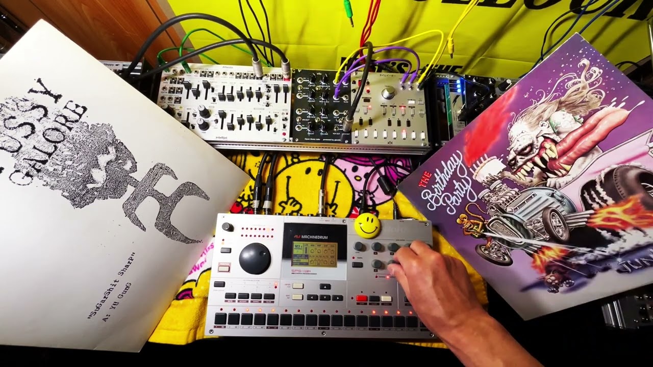elektron MACHINEDRUM SPS-1UW+ & x0x-heart MODs Eurorack Modular Synth Jams 7