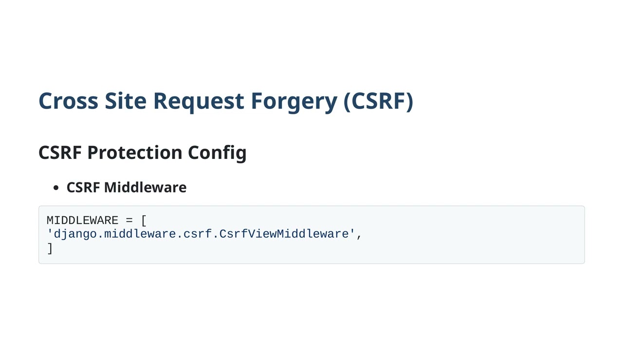 Ultimate Django Security Cheat Sheet Course: Protect Your Applications!