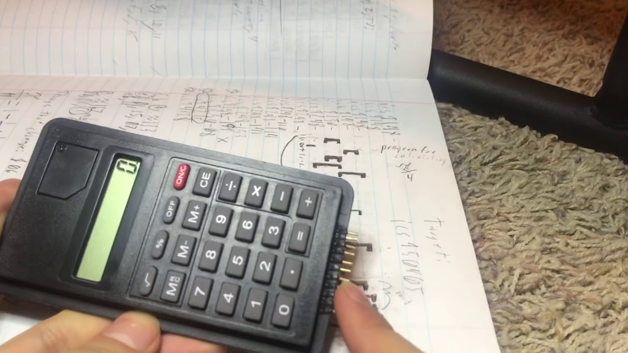 Macros on a 4 function calculator, demo