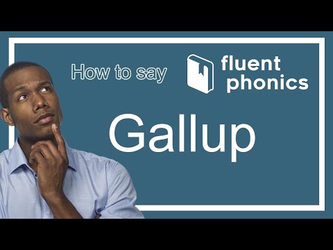 How to pronounce the word Gallup | With definition & example sentence