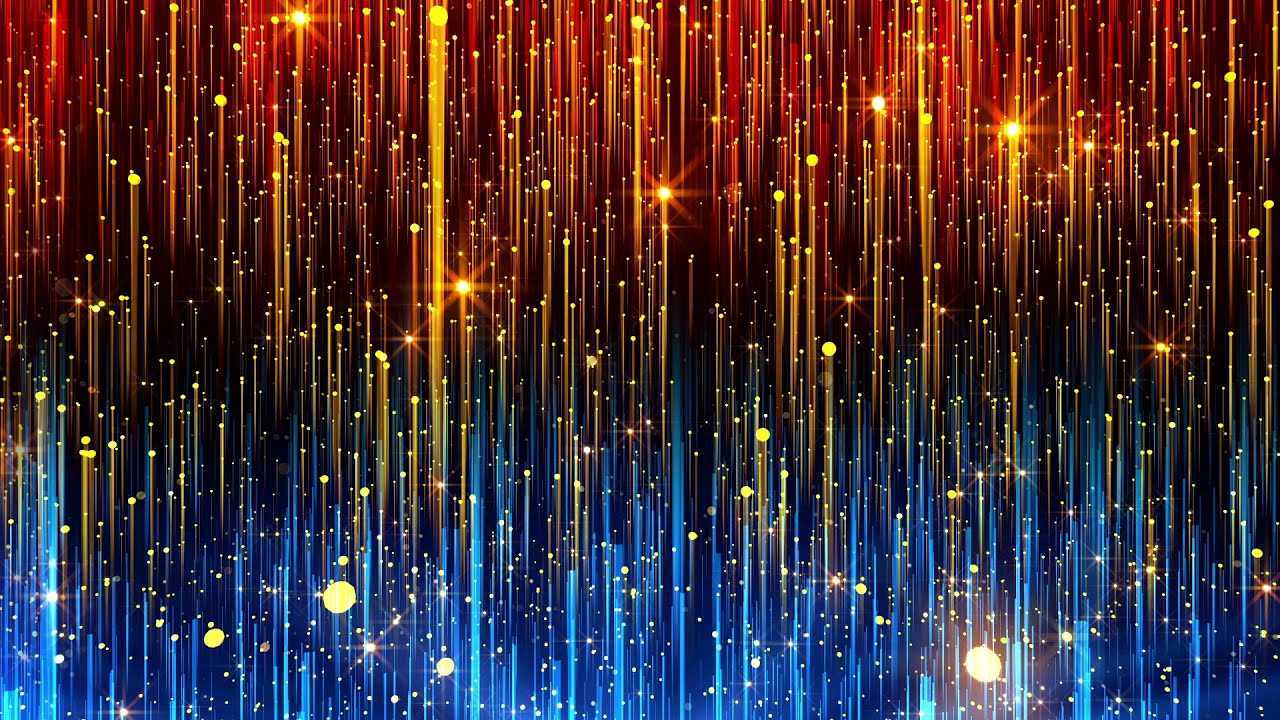 4K Screensaver | Raising Colorful Lights Particles – Psychedelic VJ Loop (No Sound)