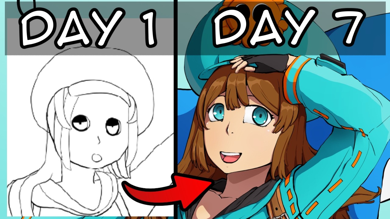 I Learned Anime Drawing in 7 Days… and This Happened