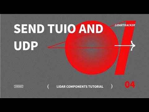LidarTracker Tutorial 04 - Send TUIO and UDP