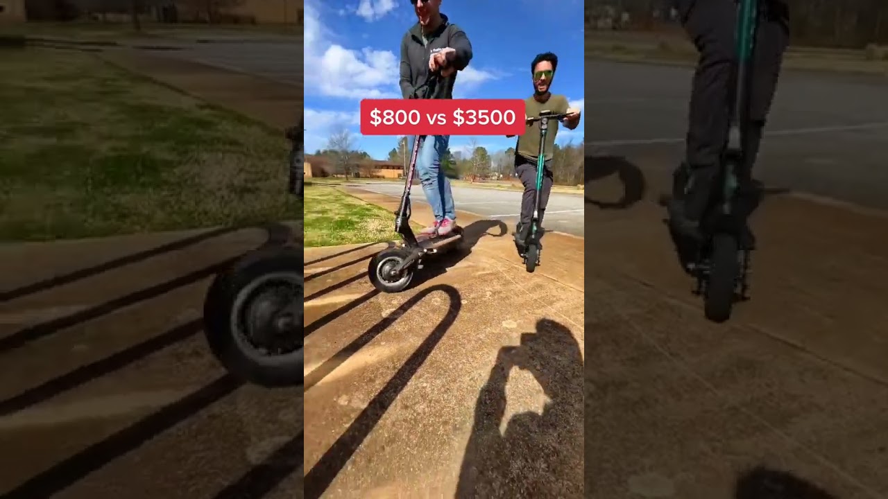 Gotrax Electric Scooter VS $3500 Electric Scooter