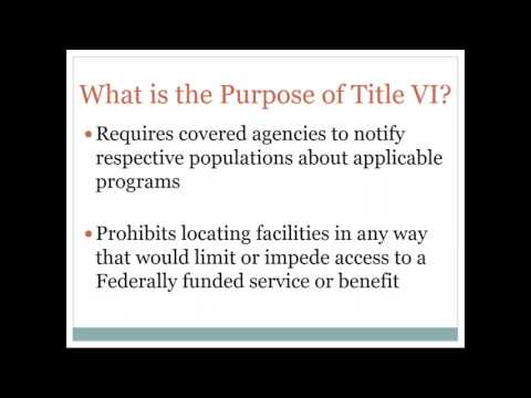 Title VI Training for Victim Service Providers