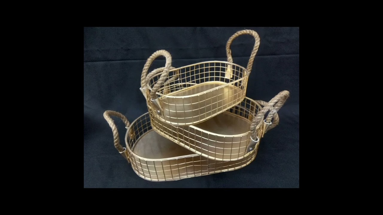 Beautiful Gift Hamper Basket - Metal Basket for Hampers #hampers #wedding #giftideas #home