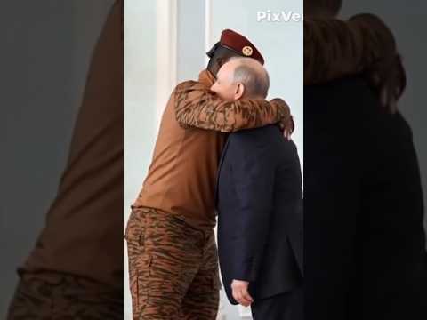 Ibrahim traore meets Putin #ibrahimtraoré #putin #burkinafaso #russia #geopolitics #diplomacy
