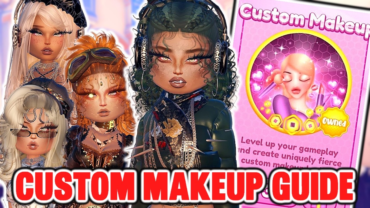 How to make *CUSTOM MAKEUP* Faces like a Top Model