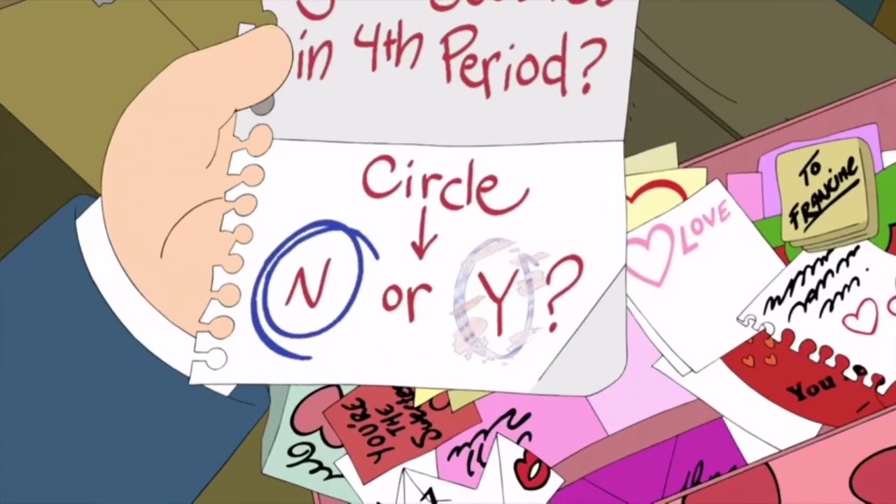 American Dad!: Stan Discovers Anonymous Love Letters Written to Francine