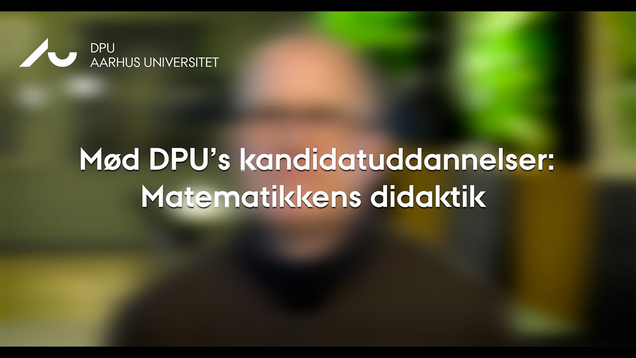 ÅBENT HUS Online på DPU 2025 - bliv klogere på dit studievalg