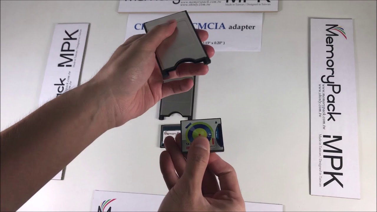 CompactFlash type I to PCMCIA adapter ( www.memorypack.com.tw )