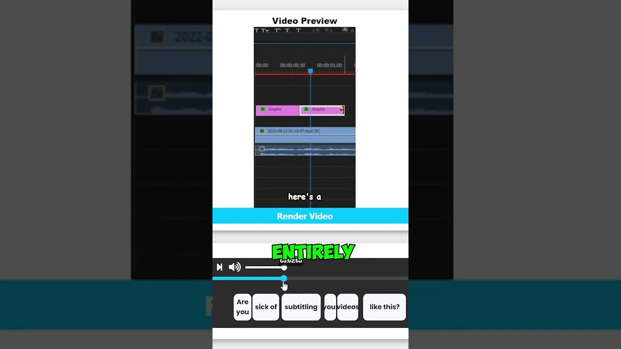 How to make animated subtitles automatically