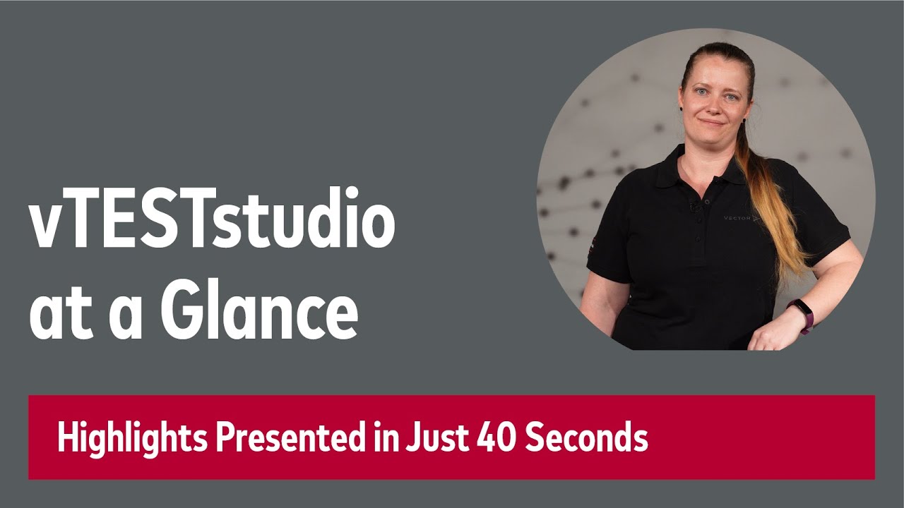 vTESTstudio for ECU Test Design | Vector
