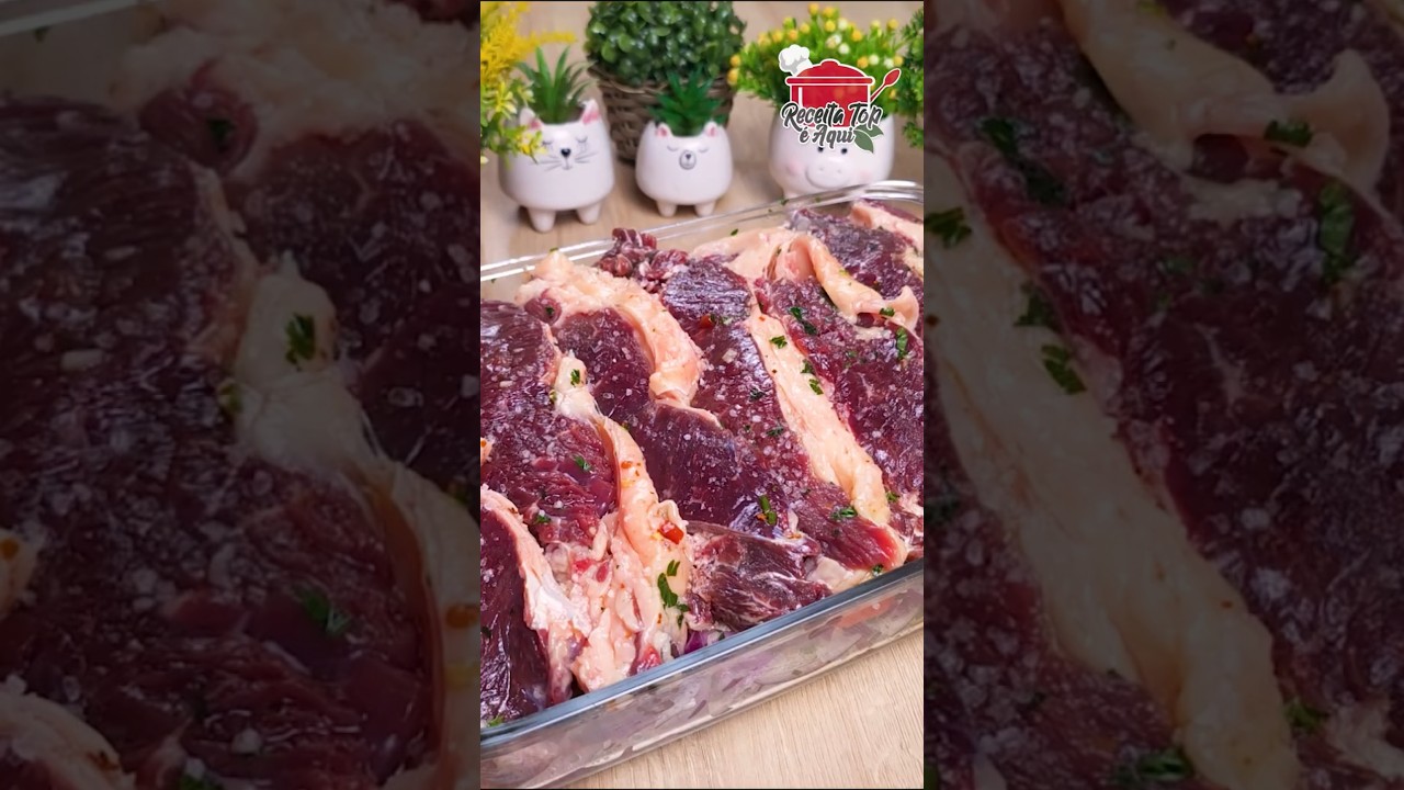 Depois que aprendi esse segredo, nunca mais fiz carne assada de outro jeito!  #receita #carneassada