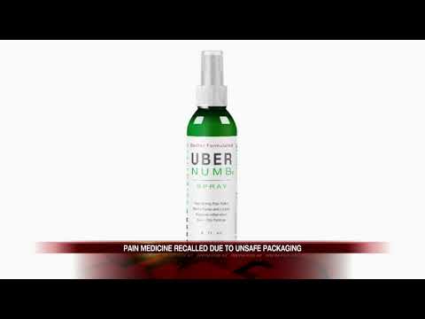 RECALL: Uber Numb pain medicine