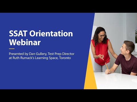 Webinar: SSAT Orientation May 2021