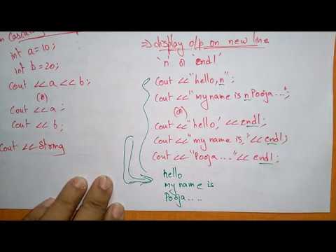 Learn Cin and Cout | Input Output Operators | OOPs in C | Lec 7 | Bhanu Priya - Mind Luster