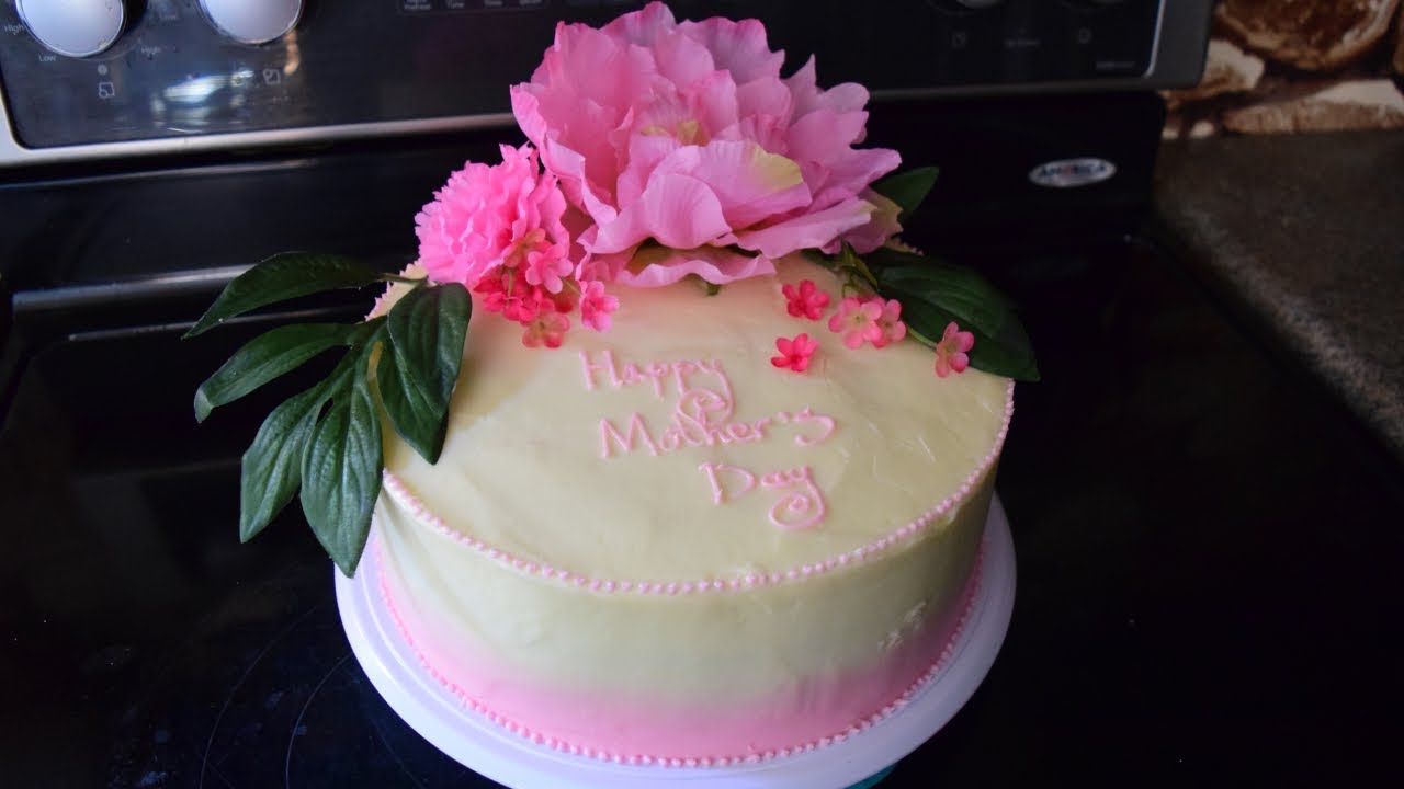 Pastel del dia de las madres/ Mother's day cake