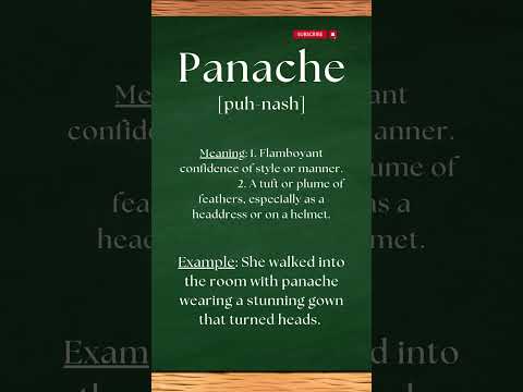Pronounce PANACHE the right way #shorts #shortsvideo #pronunciation #english #panache #viral