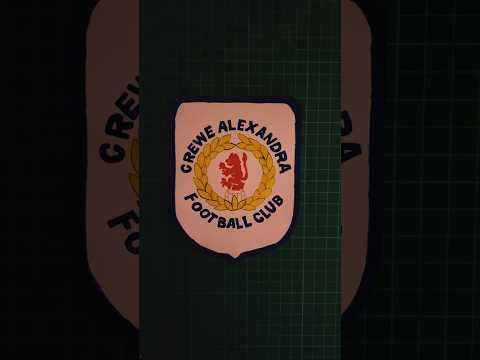 Drawing the Crewe Alexandra Badge #art #creative #design #logodesign #football #efl #leaguetwo