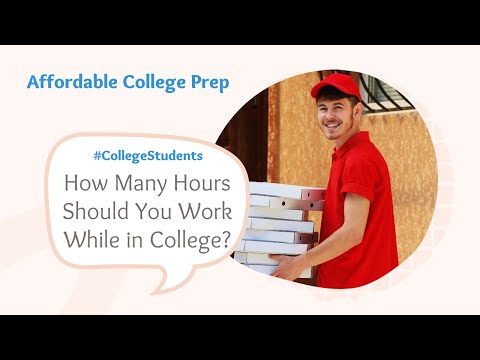How Many Hours Should You Work While in College?