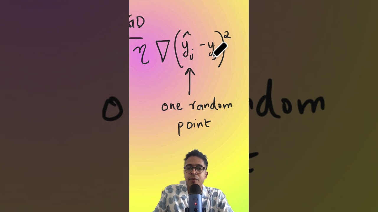 Gradient descent v:s stochastic gradient descent SGD #ai #ml #machinelearning