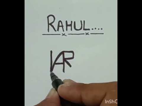 logo name rahul💥 comment your name 💗👀#logodesign #rahul #shorts#youtubeshorts#viralvideo#shortvideo