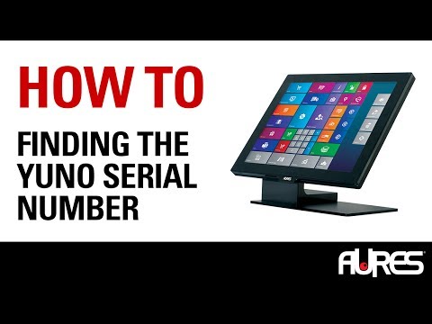 How To - Finding the YUNO Serial Number